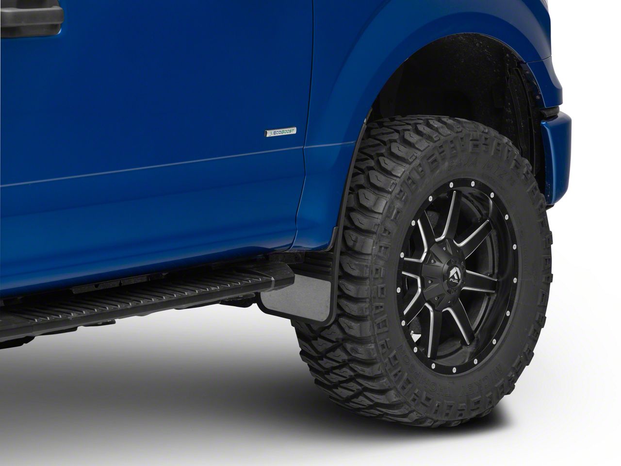 Husky Liners F-150 MudDog Mud Flaps with Stainless Steel Weight; Front ...
