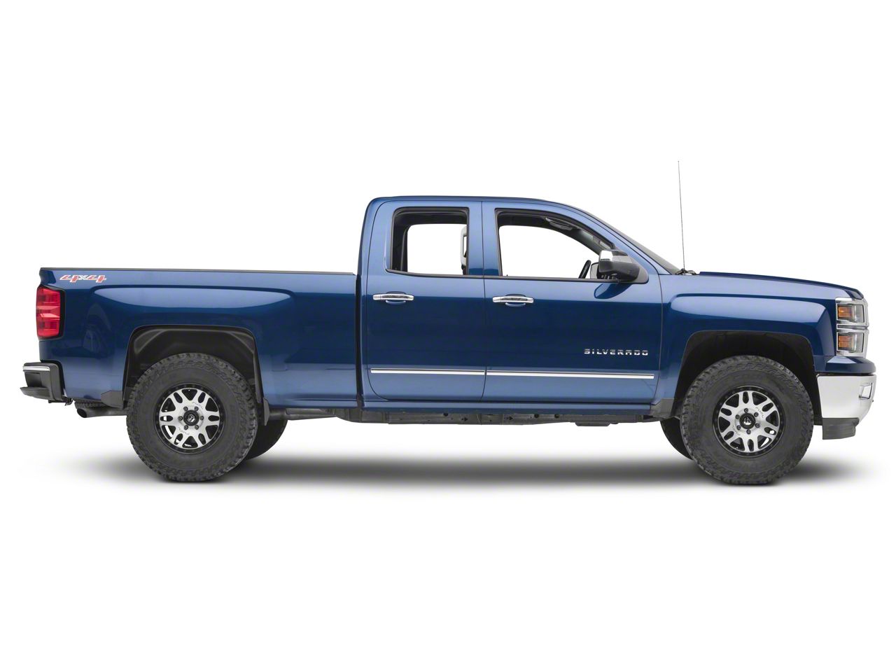 Husky Liners Silverado 1500 Rear Wheel Well Guards; Black 79011 (14-18 ...