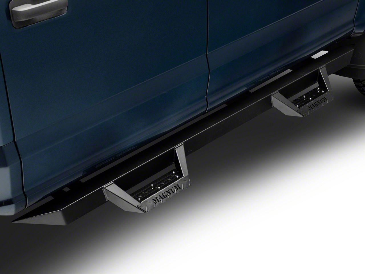 Magnum F-250 Super Duty RT Drop Side Step Bars; Black Textured RTS22FD ...
