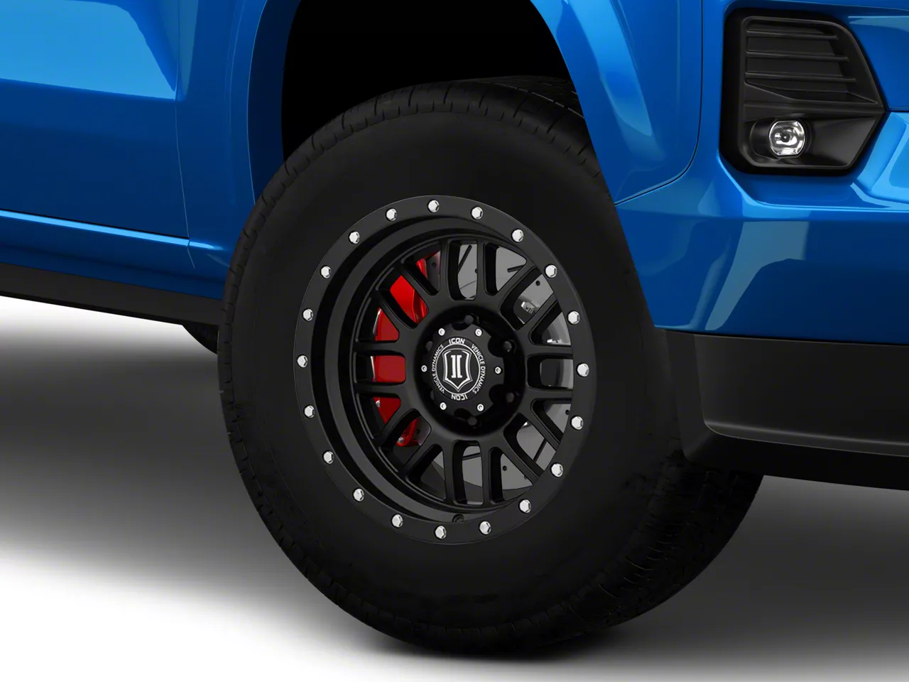 ICON Alloys Colorado Alpha Satin Black 6-Lug Wheel; 17x8.5; 0mm Offset ...