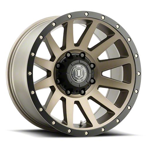 ICON Alloys Sierra 3500 Compression Bronze 8-Lug Wheel; 20x10; -19mm ...