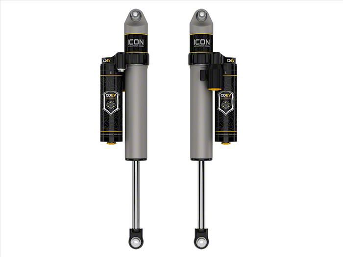 ICON Vehicle Dynamics F-150 V.S. 2.5 Series Rear Piggyback Shocks with CDEV for 0 to 2-Inch Lift ...