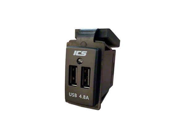 ICS FAB Sierra 3500 12/24V Dual USB 4.8A Charger ICS-ICS12/DUA-0037-01 ...