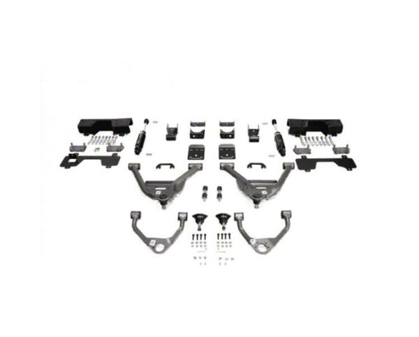 Sierra 1500 Lowering Kit with Bolt-On C-Notch; 5-Inch Front / 7-Inch ...