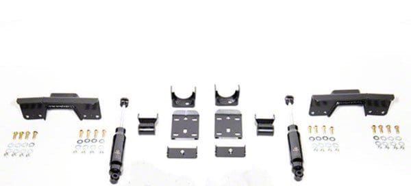 Sierra 1500 Lowering Kit with Bolt-On C-Notch; 5-Inch Rear (99-06 ...