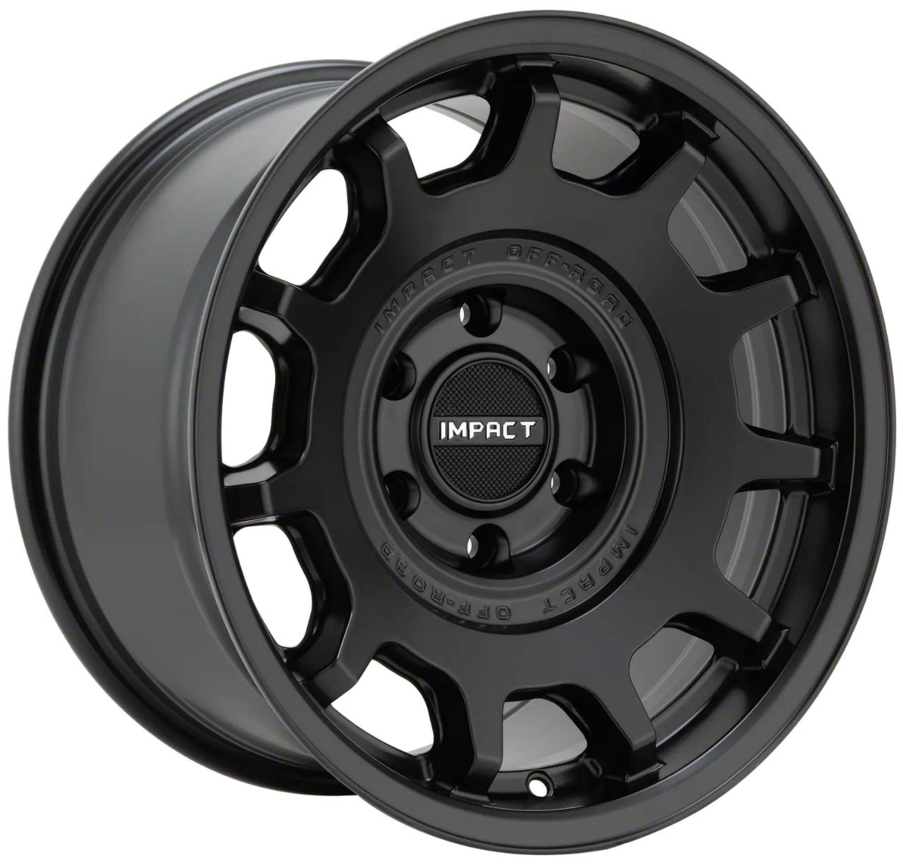 Impact Wheels Ranger 8807 Satin Black 6-Lug Wheel; 17x9; 0mm Offset ...