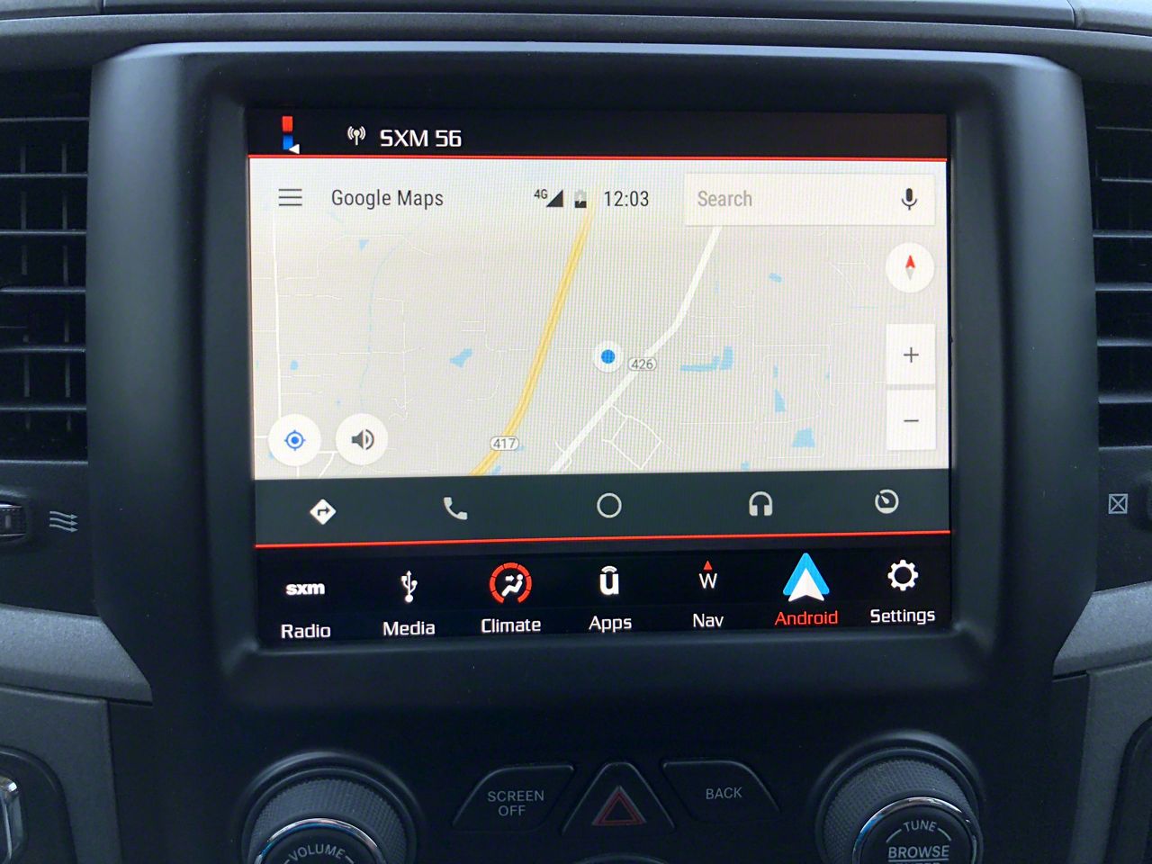 Infotainment RAM 1500 8.4-Inch 4C NAV UAQ Retrofit Kit with Apple ...