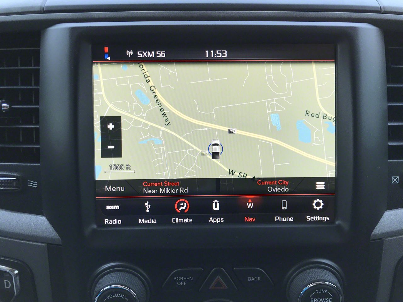 Infotainment RAM 1500 8.4-Inch 4C NAV UAQ Retrofit Kit with Apple ...