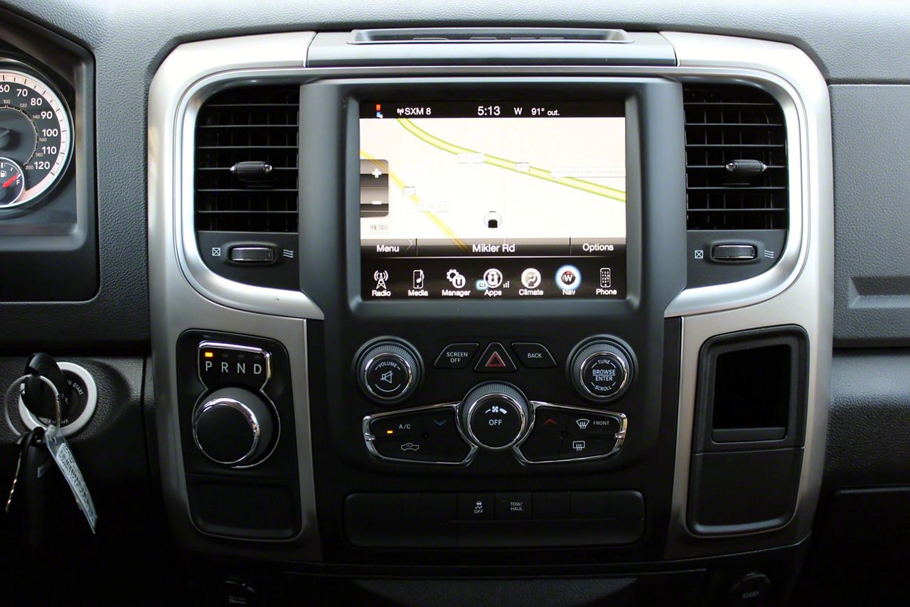 Infotainment RAM 1500 Factory 7SP GPS Navigation 8.4AN RA4 Radio with ...