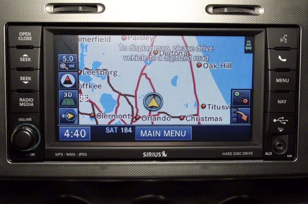 Infotainment RAM 1500 Mopar Premium Factory GPS Navigation MyGIG RHR ...