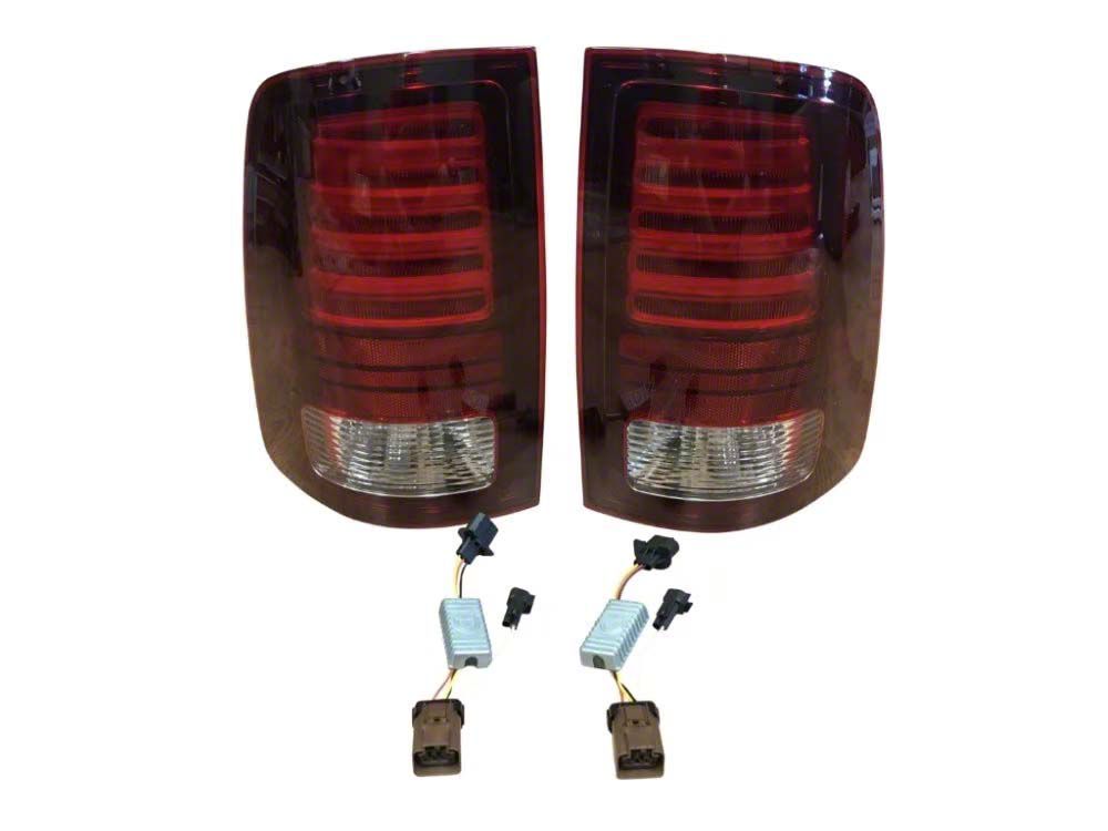 Infotainment RAM 3500 Factory OEM LED Tail Lights; Chrome Housing ...