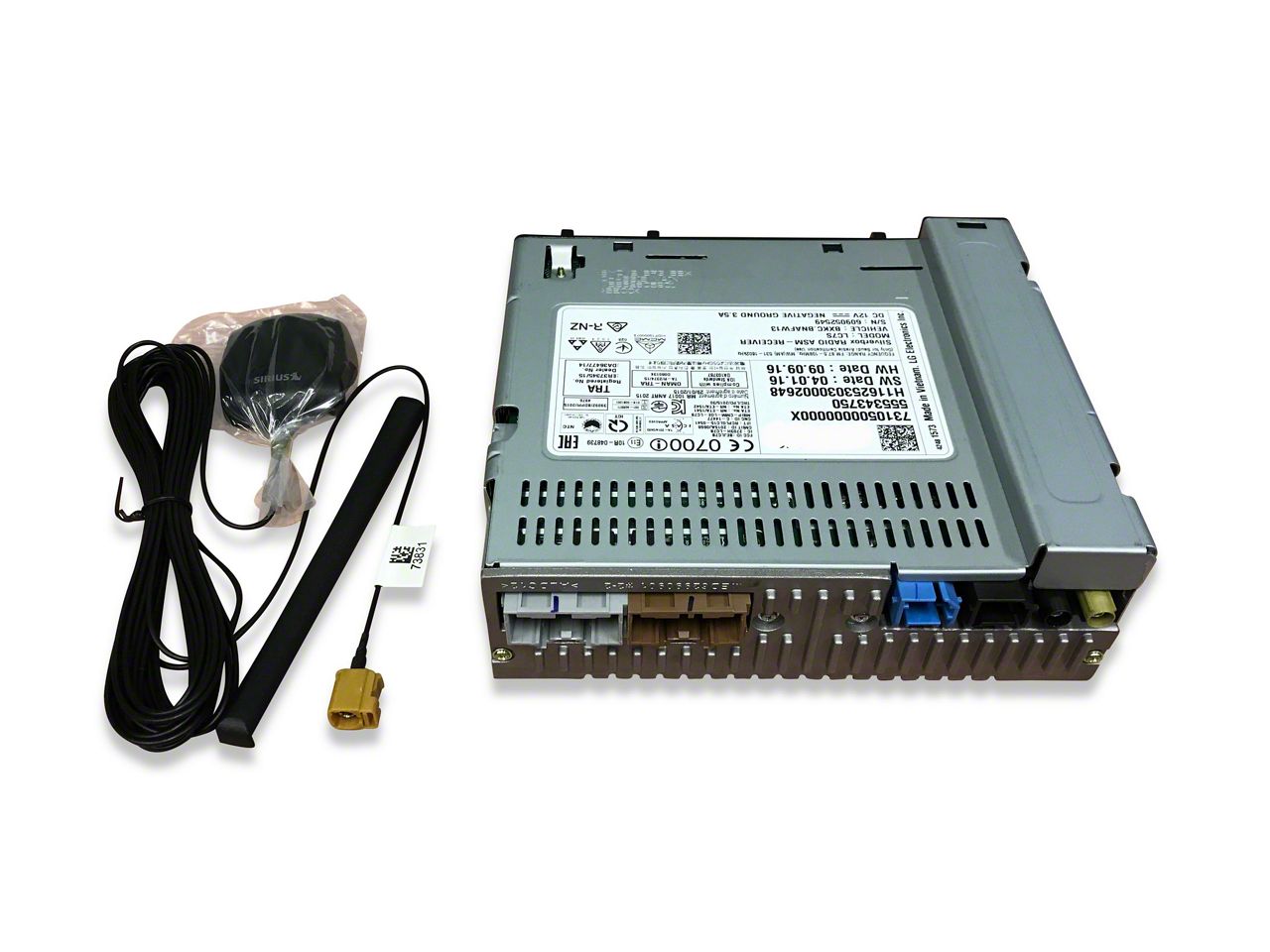 Infotainment Silverado 1500 Factory GM SiriusXM Satellite Radio Kit for ...