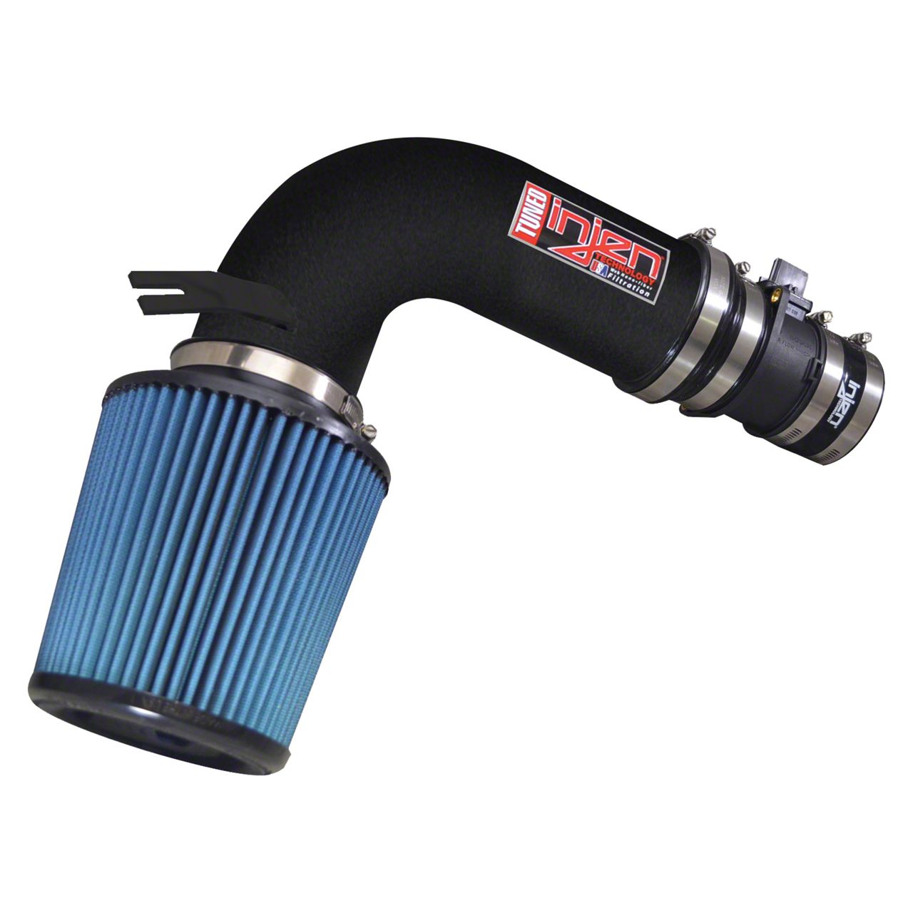 Injen RAM Power-Flow Cold Air Intake - Wrinkle Black PF8054WB (14-18 3 ...