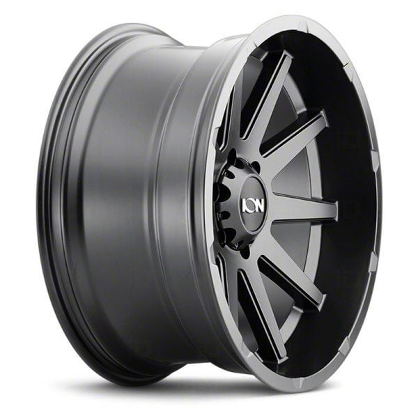 ION Wheels RAM 1500 TYPE 143 Matte Black 6-Lug Wheel; 20x9; 18mm Offset ...