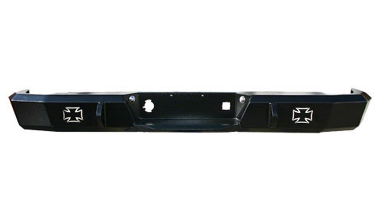 Iron Cross Automotive F-150 Heavy Duty Rear Bumper; Gloss Black 21-415 ...