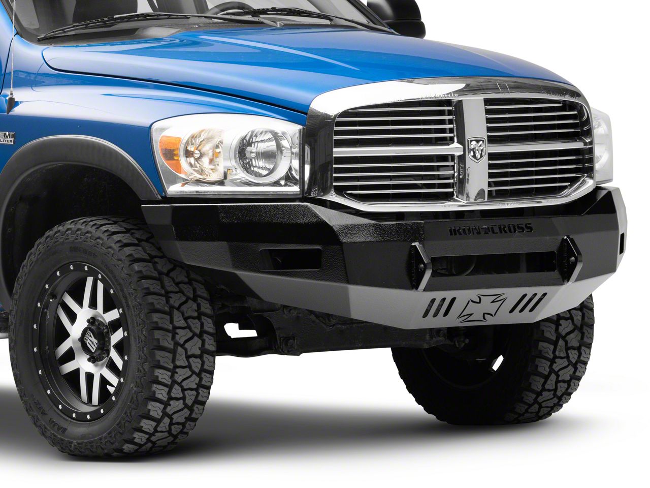 Iron Cross Automotive RAM 1500 Low Profile Front Bumper; Gloss Black 40 ...