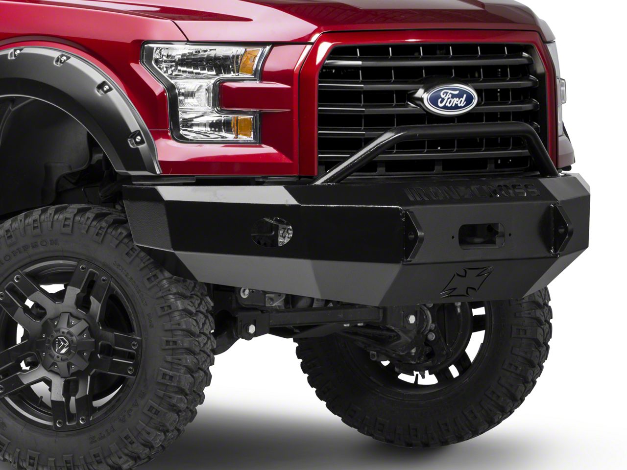 How to Install Iron Cross Push Bar Front Bumper on your F-150 ...