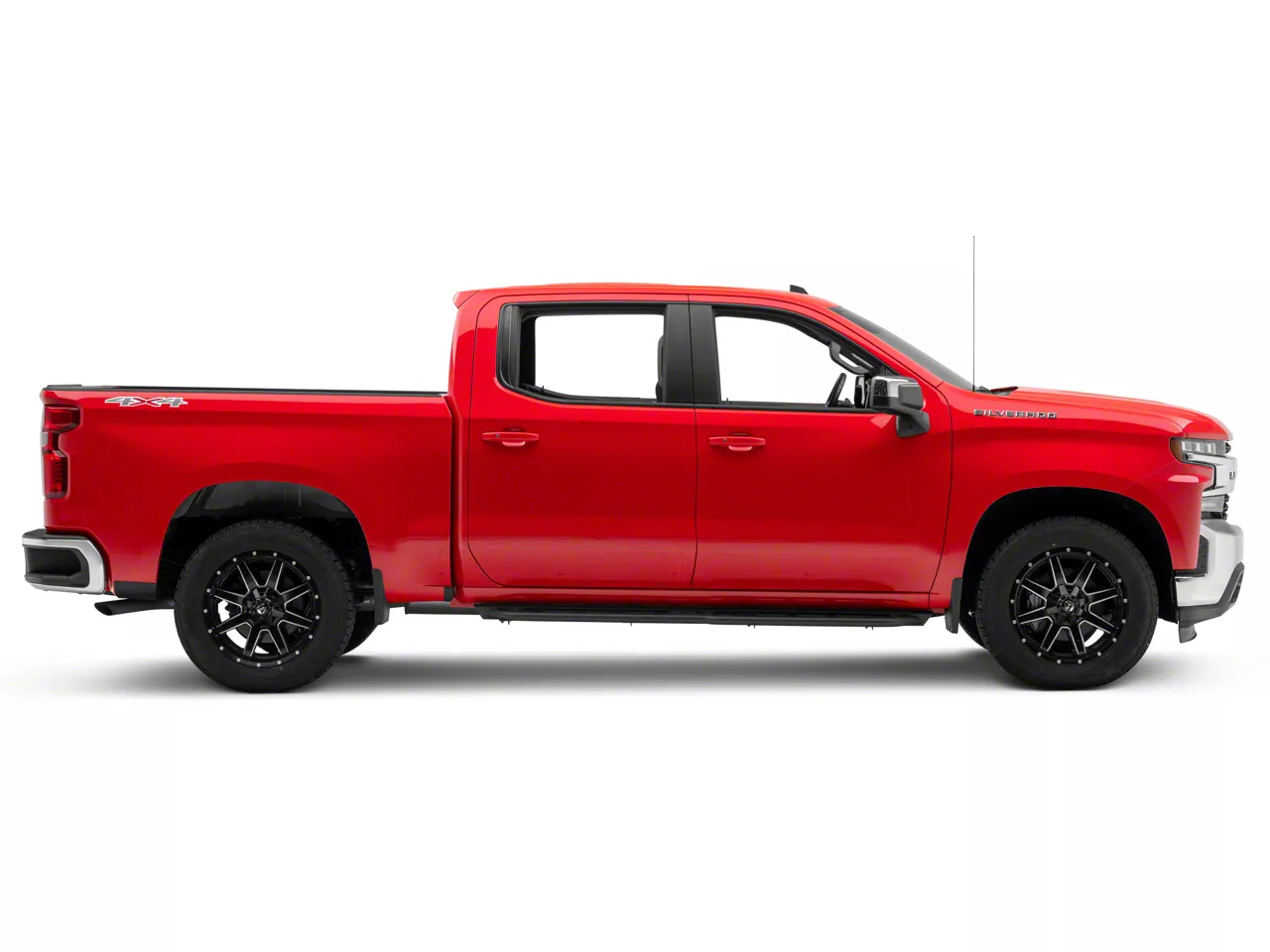 Silverado 1500 Rocker Step Running Boards (19-24 Silverado 1500 Crew ...