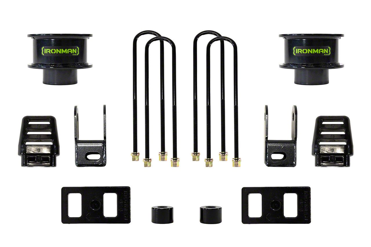 Ironman 4x4 RAM 3500 3-Inch Lift and Level Suspension Lift Kit; Stage 1 ...