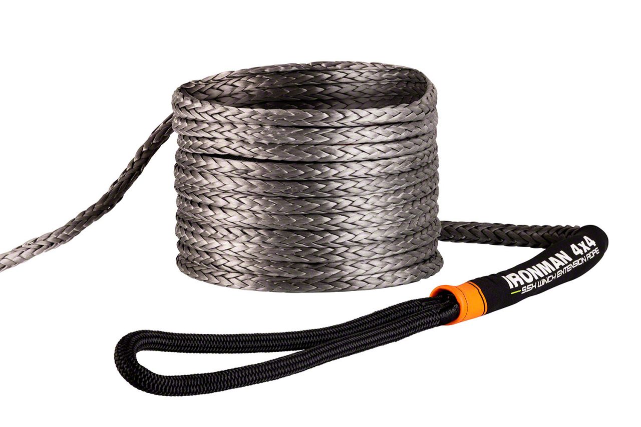 Ironman 4x4 Ranger Winch Extension Rope; 9,900 lb. IWINCHEXT4.5K - Free ...