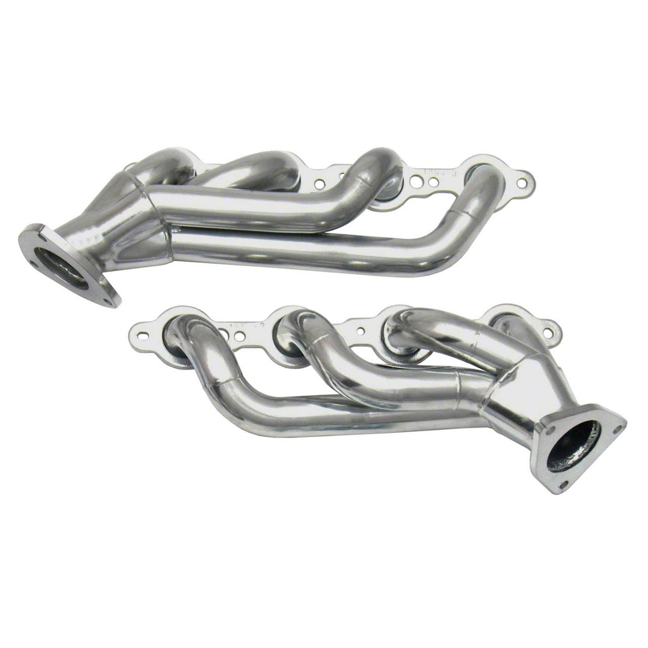 JBA Silverado 1500 1-5/8-Inch Shorty Headers; Silver Ceramic 1850S-3JS ...