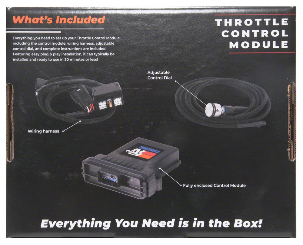 K&N F-150 Throttle Control Module 20-2599 (15-20 2.7L/3.5L EcoBoost, 3 ...