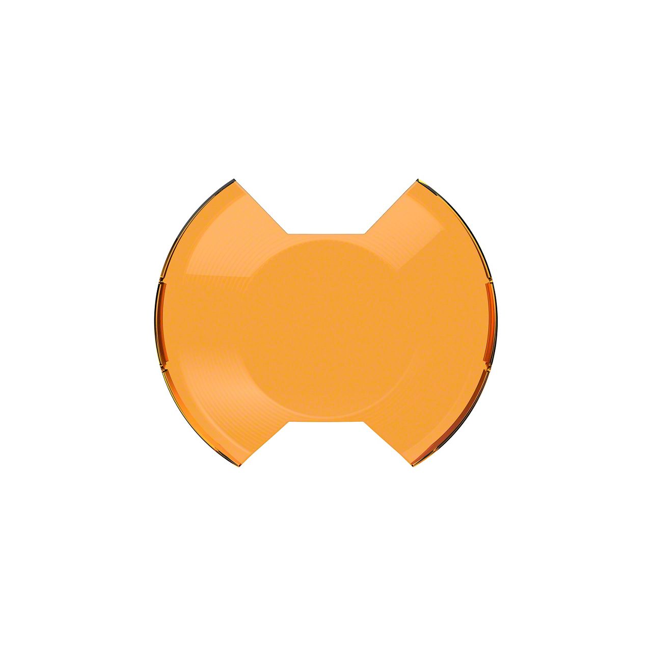 KC HiLiTES Sierra 2500 8-Inch SlimLite LED Light Shield; Driving Amber ...