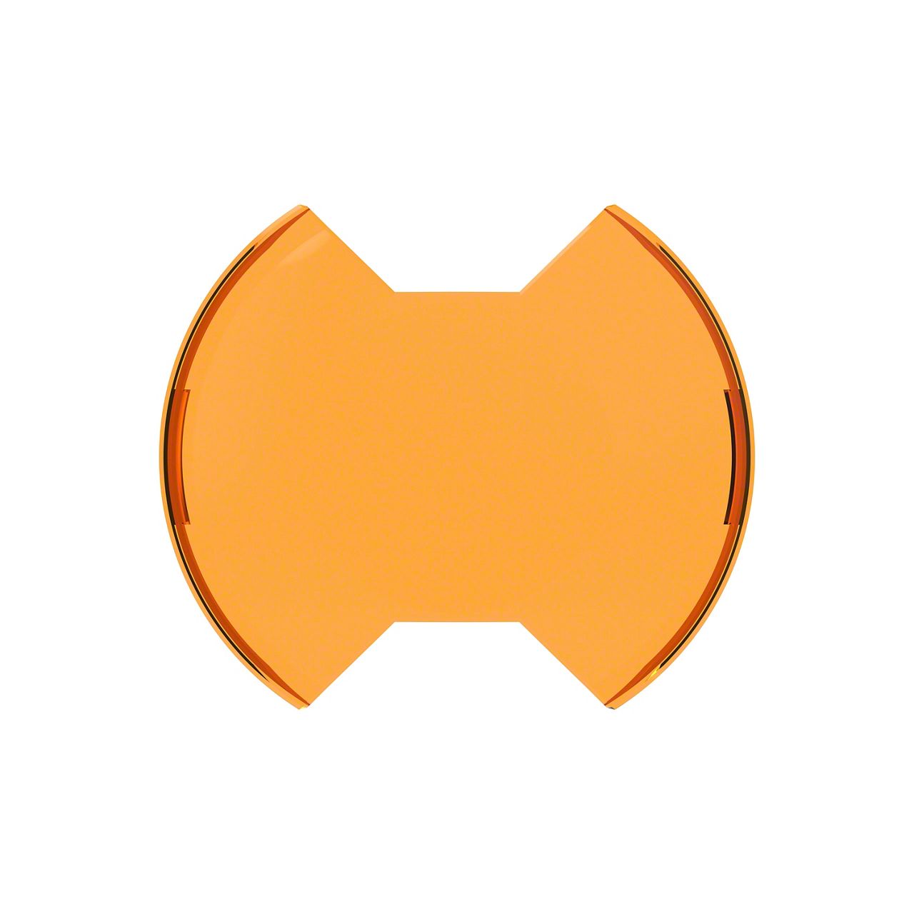 KC HiLiTES Sierra 3500 8-Inch SlimLite LED Light Shield; Amber 5208 ...