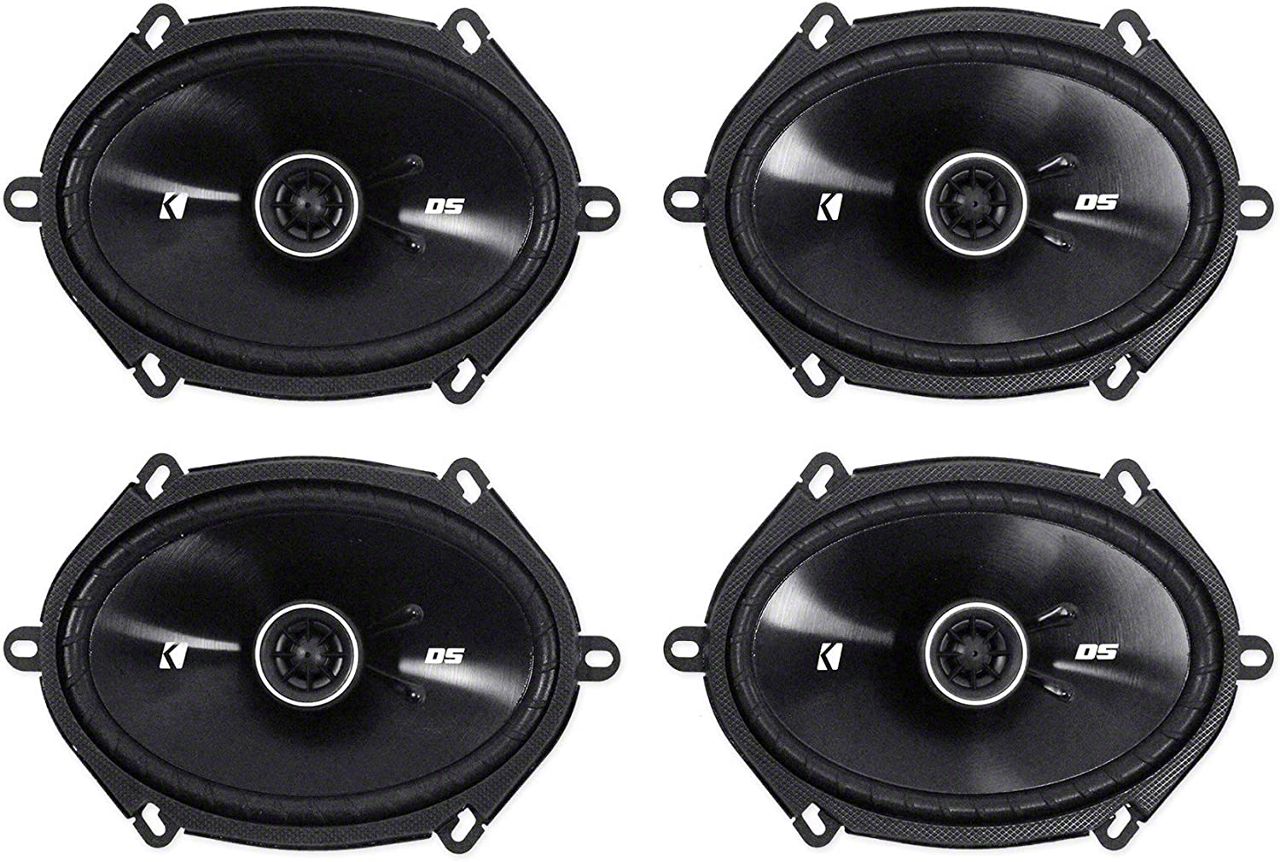 Kicker F-150 DS-Series 6x8-Inch Coaxial Speakers 43DSC6804 (Universal; Some Adaptation May Be ...
