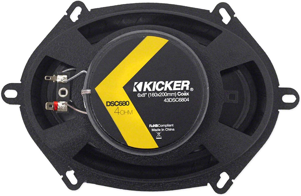 Kicker F-150 DS-Series 6x8-Inch Coaxial Speakers 43DSC6804 (Universal; Some Adaptation May Be ...
