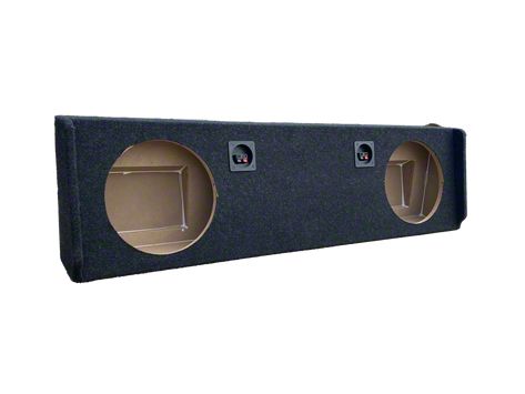 King Boxes Sierra 2500 12-Inch Dual Downfire Sealed Subwoofer Box ...