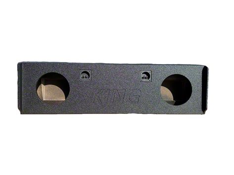 King Boxes Silverado 3500 10-Inch Dual Downfire Sealed Subwoofer Box ...