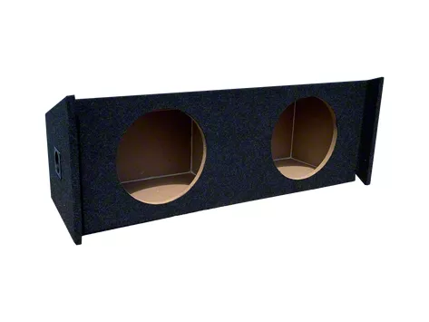 King Boxes Yukon 12-Inch Dual Downfire Ported Subwoofer Box; Charcoal ...