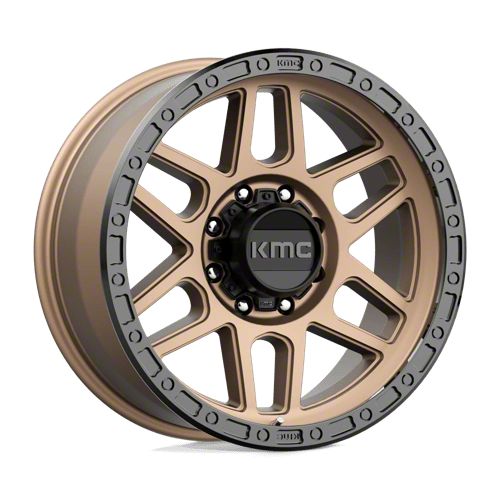 KMC Silverado 3500 Mesa Matte Bronze with Black Lip 8-Lug Wheel; 20x9 ...