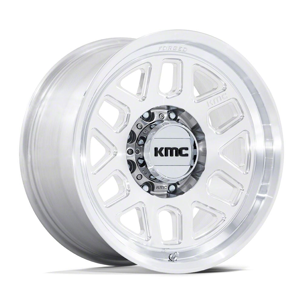 KMC Silverado 2500 Mesa Forged Monoblock Raw Machined 8-Lug Wheel; 18x9 ...