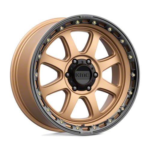 KMC Ranger Chase Matte Bronze with Black Lip 6-Lug Wheel; 17x9; -12mm ...