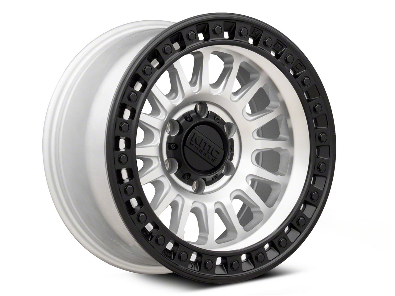 KMC Ranger IMS Machined with Matte Black Lip 6-Lug Wheel; 17x8.5; -10mm ...