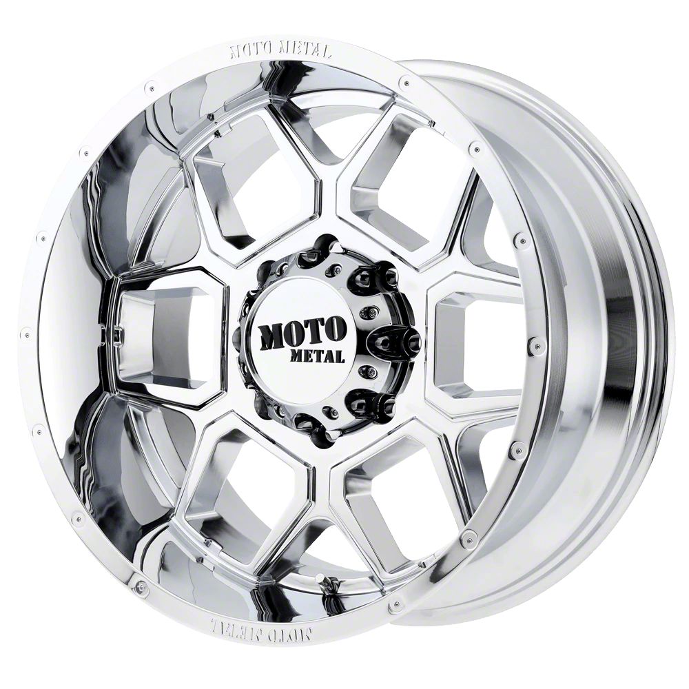 KMC Ranger Takedown Satin Black with Chrome Inserts 6-Lug Wheel; 24x9.5 ...