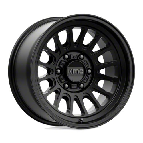 KMC Canyon Impact Ol Satin Black 6-Lug Wheel; 17x8.5; 0mm Offset ...