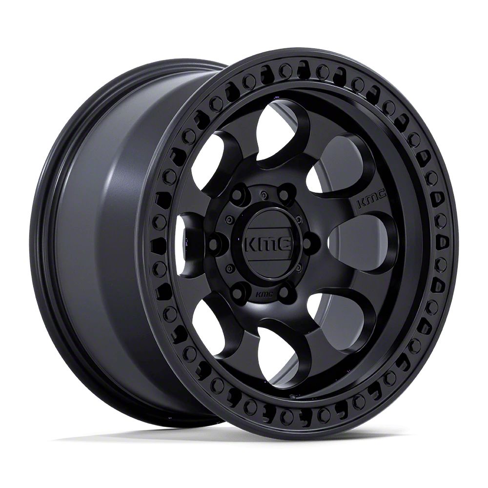 KMC F-150 Riot SBL Satin Black 6-Lug Wheel; 17x9; -12mm Offset ...