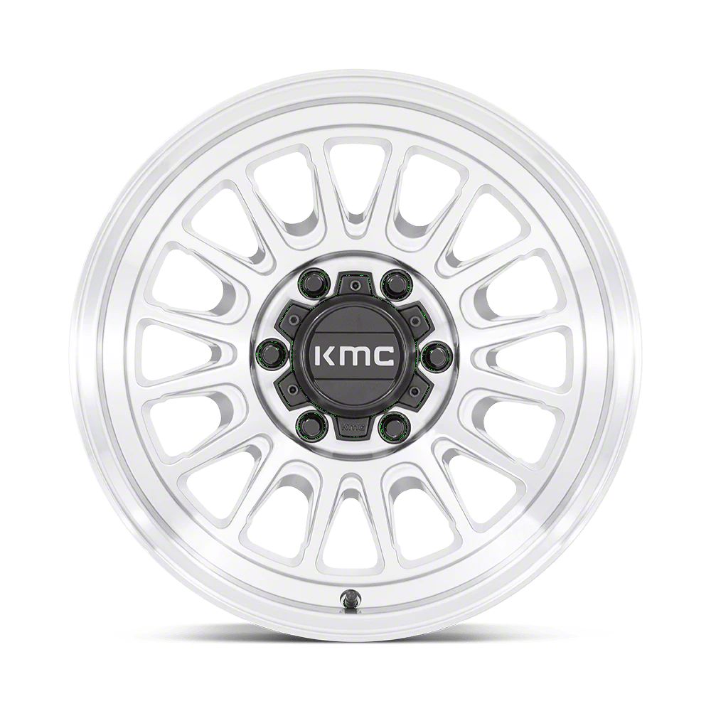KMC Sierra 1500 Impact OL Silver Machined 6-Lug Wheel; 16x8; 0mm Offset ...