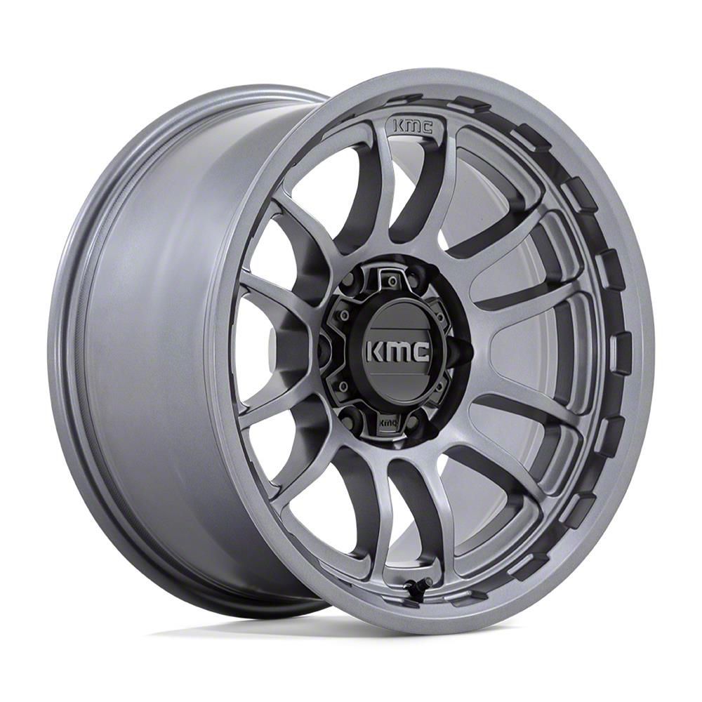 KMC Sierra 1500 Wrath Matte Anthracite 6-Lug Wheel; 20x9; 0mm Offset ...
