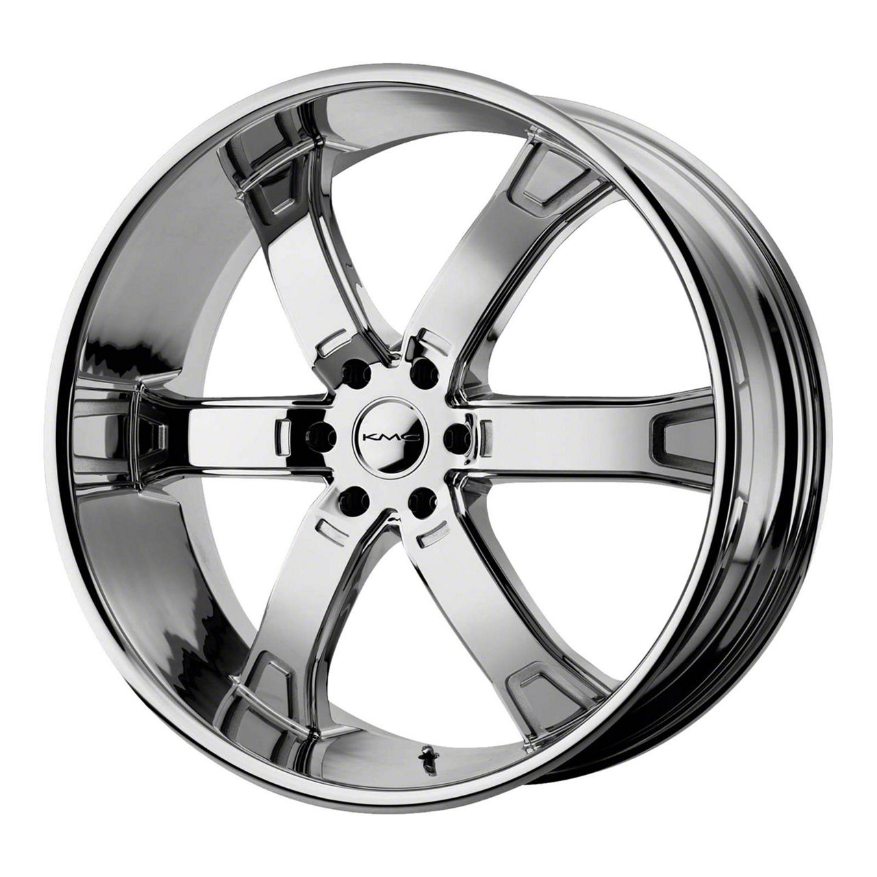 KMC Tahoe Brodie Chrome 6-Lug Wheel; 20x9; 15mm Offset KM67129068215 ...