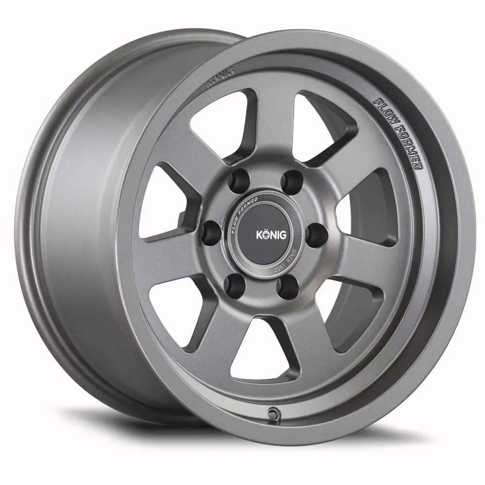 Konig Silverado 1500 HT2 Gloss Anthracite 6-Lug Wheel; 17x8.5; -6mm ...