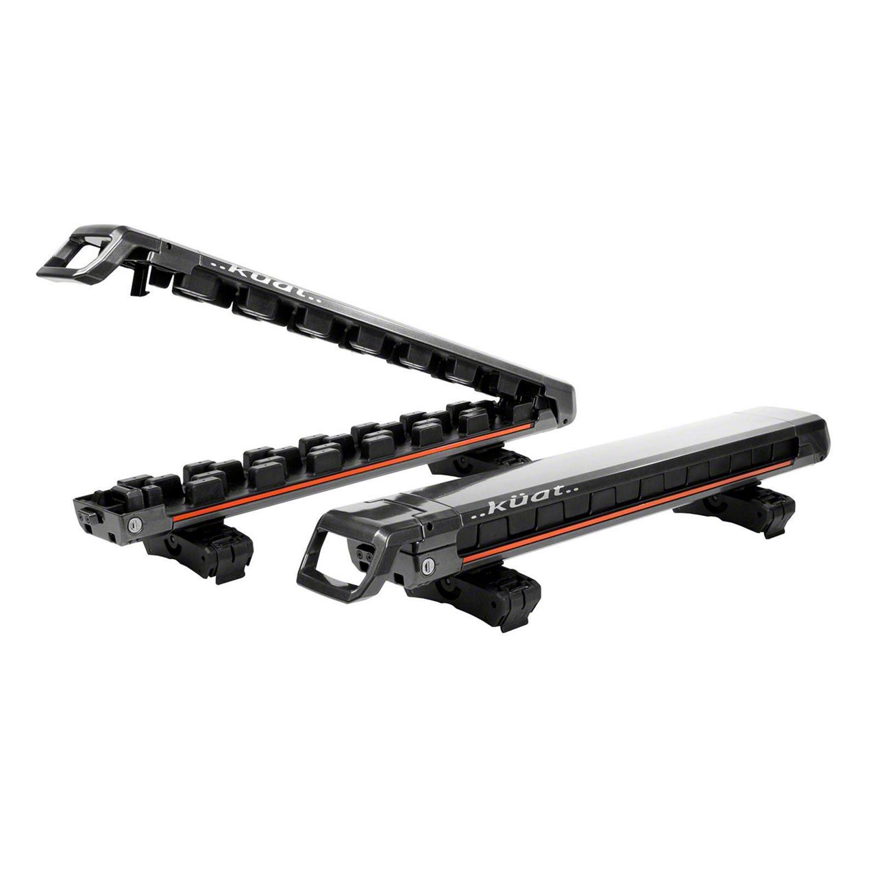 Kuat RAM 3500 GRIP 4-Ski Rack; Gray Metallic with Orange Anodize GRR4G ...