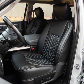 Kustom Interior RAM 3500 Premium Artificial Leather Front and Rear Seat ...