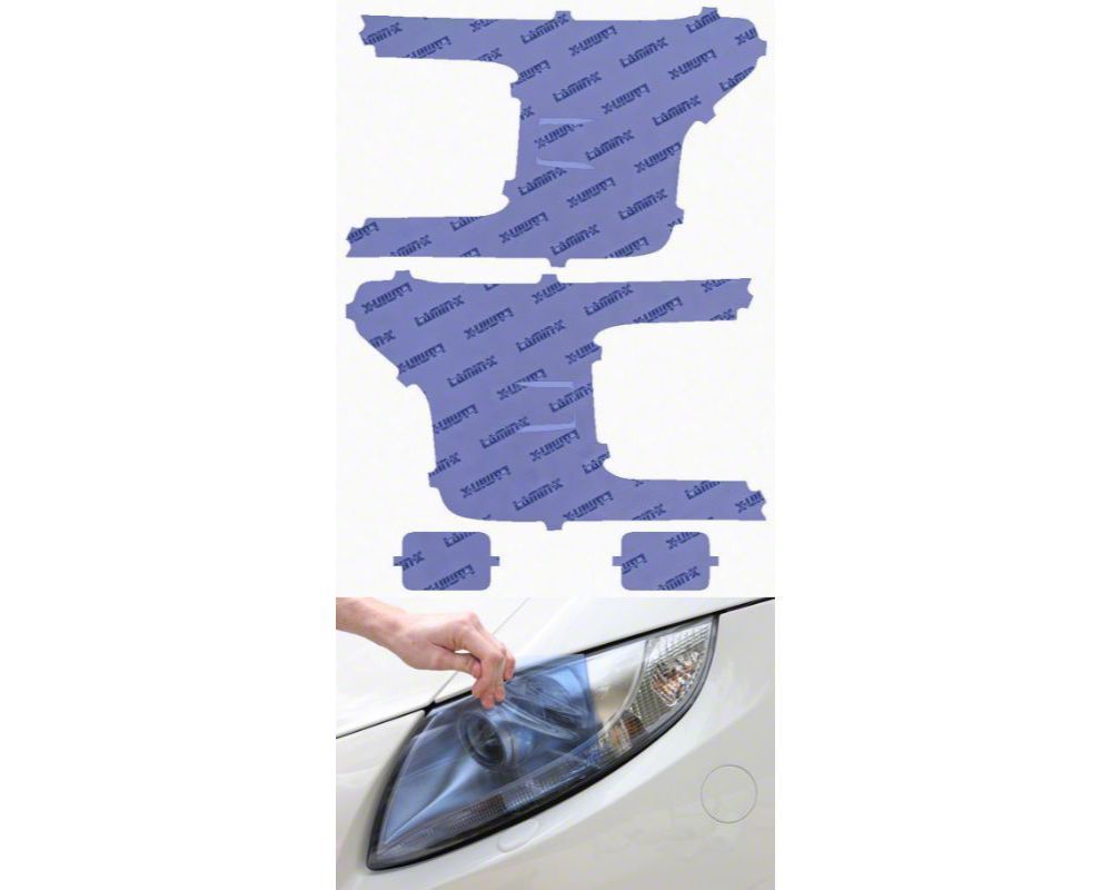 Lamin-X F-150 Headlight Tint Covers; Blue F066B (18-20 F-150 w/ Factory ...