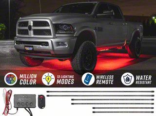 LEDGlow Silverado 1500 Million Color Slimline Truck Underbody Lighting ...