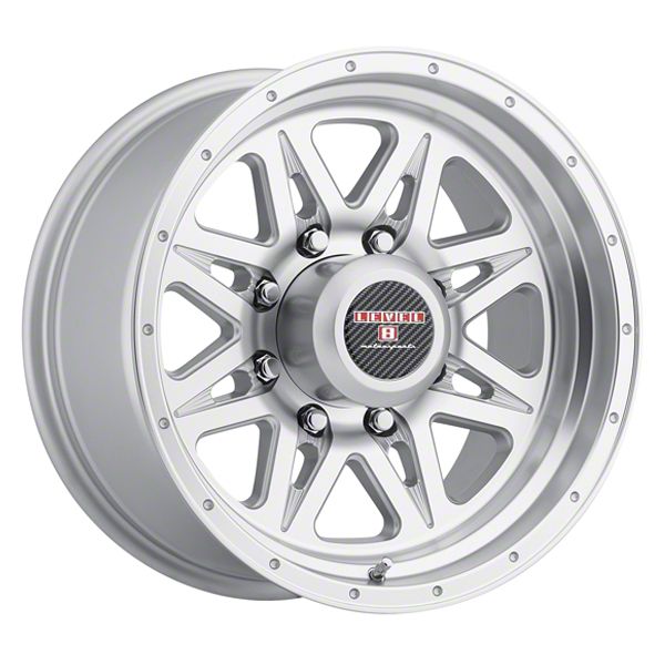 Level 8 Wheels Sierra 1500 Strike 6 Matte Silver Machined 6-Lug Wheel ...