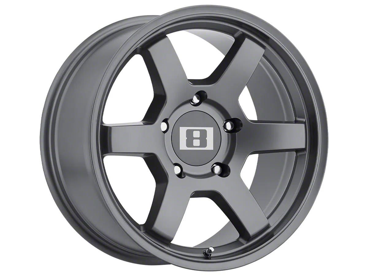 Level 8 Wheels Tahoe MK6 Matte Gunmetal 6-Lug Wheel; 18x9; 0mm Offset ...
